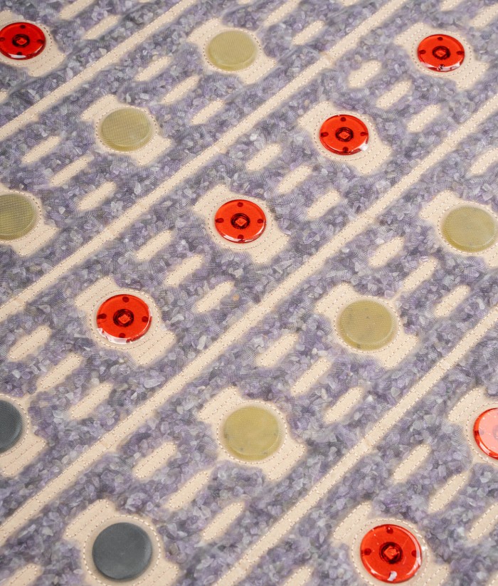 Magnetic mat with amethyst - Body welness